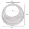 Orren Ellis *WHOLESALE* Crystal Clear Wide Hole Dome PET Plastic Lids with 2" Straw Hole – Fits ...